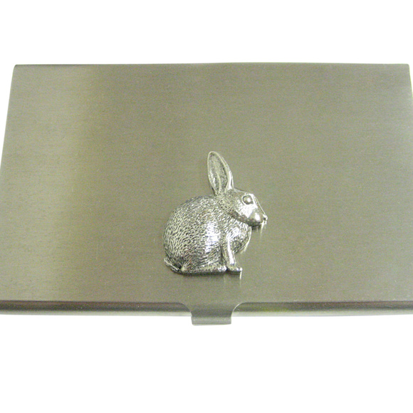 Kiola Designs | Accessories | Textured Round Hare Rabbit Business Card ...